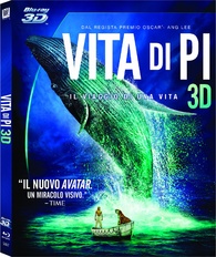 Life of Pi 3D Blu-ray (Vita Di Pi 3D) (Italy)