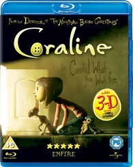 Coraline Blu-ray (HMV Exclusive) (United Kingdom)