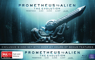 Prometheus to Alien: The Evolution Blu-ray (Australia)