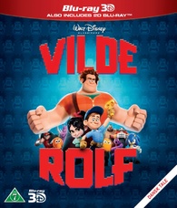 Wreck-It Ralph 3D Blu-ray (Vilde Rolf 3D) (Denmark)