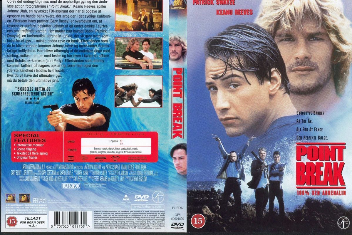 Point Break DVD (Denmark)