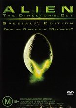 Alien DVD Release Date March 15, 2004 (The Director's Cut - Special Edition) (Australia)
