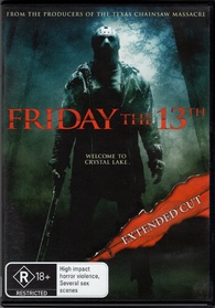 Friday the 13th DVD (Australia)