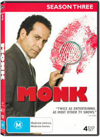 Monk: Season Three DVD (Australia)