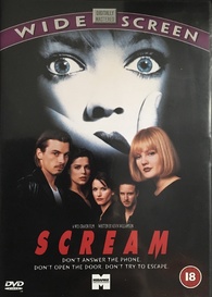 Scream DVD (United Kingdom)