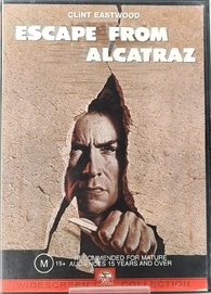 Escape from Alcatraz DVD (cover a) (Australia)