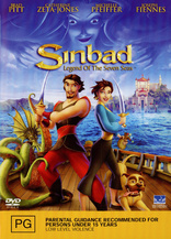 Sinbad: Legend of the Seven Seas DVD (Australia)