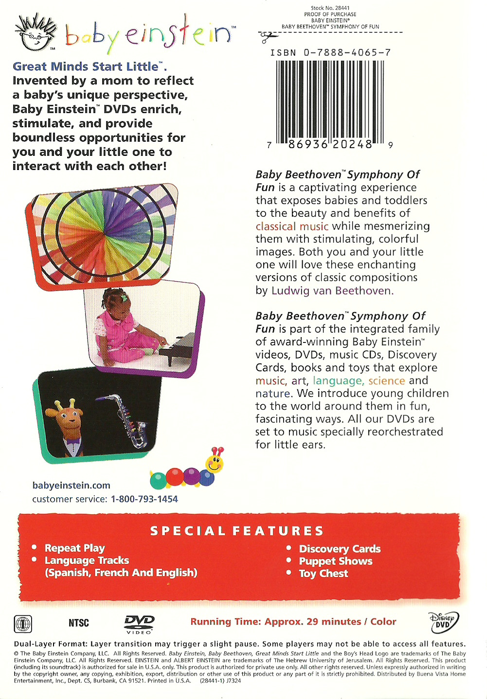 Baby Einstein Baby Beethoven Symphony Of Fun Dvd