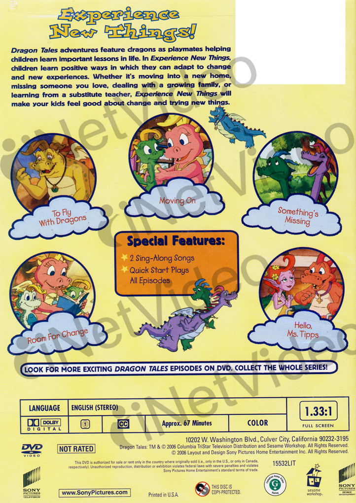 Dragon Tales Dvd
