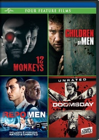 12 Monkeys / Children of Men / Repo Men / Doomsday Four Feature Films DVD