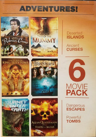 6 Movie Pack: Adventures! DVD (Robinson Crusoe / Tale of the Mummy ...