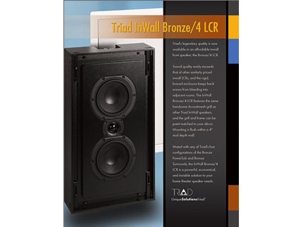 InWall Bronze/4 LCR