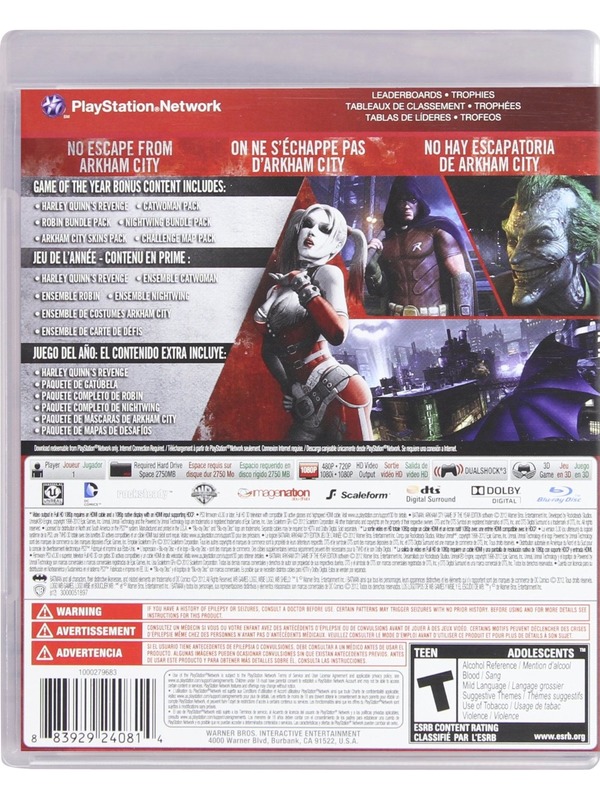 Batman: Arkham City PS3