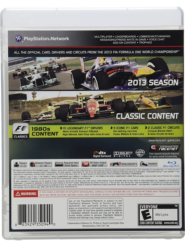 F1 2013 PS3