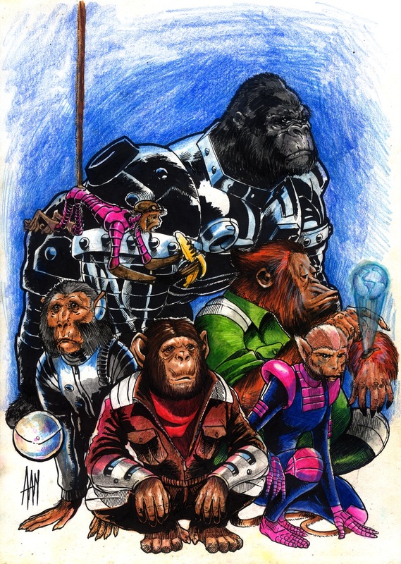 Wiki De Dibujos Animados De Los Años 90 De Captain Simian Amp The Space ...