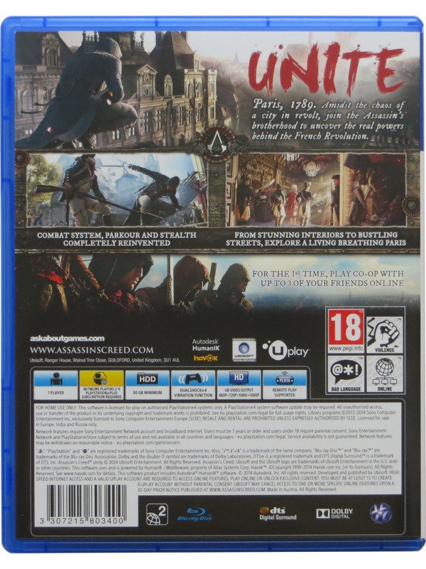 Assassin's Creed: Unity PS4