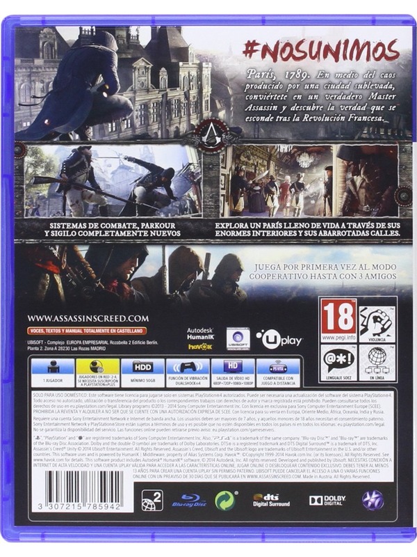 Assassin's Creed: Unity PS4