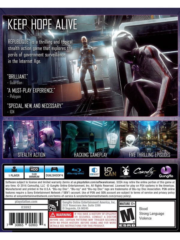 République PS4