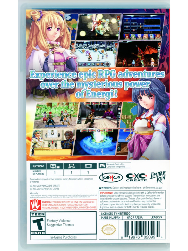 Alphadia Genesis 1&2 Switch