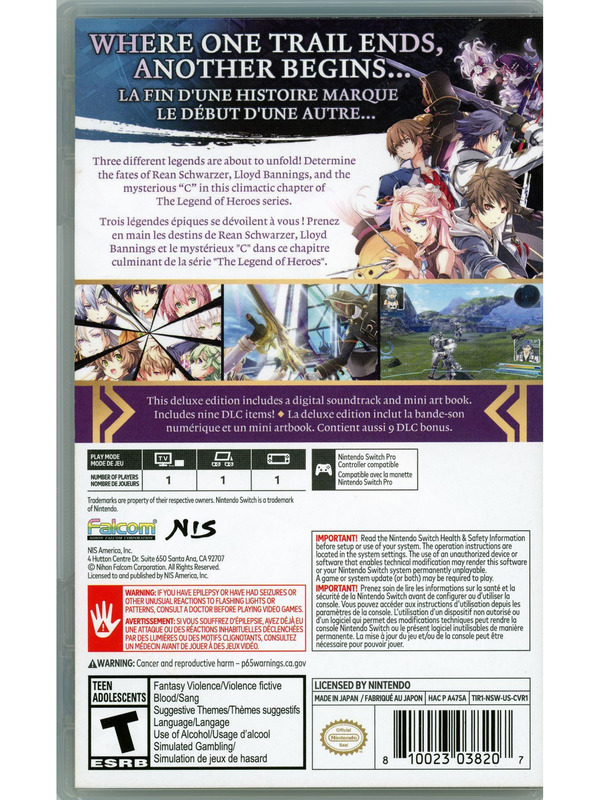 The Legend of Heroes: Trails Into Reverie Switch