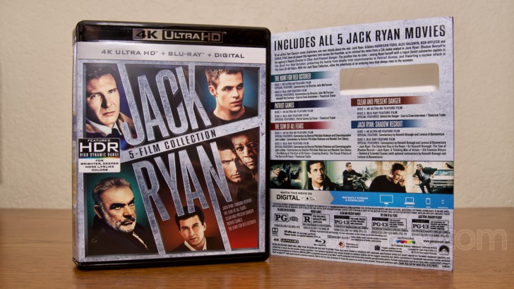 Jack Ryan: 5-Film Collection 4K Blu-ray (4K Ultra HD + Blu-ray)