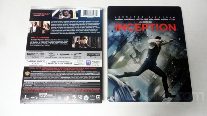 Inception 4K Blu-ray (Best Buy Exclusive SteelBook)