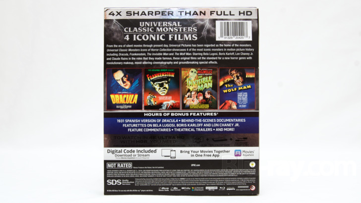 Universal Classic Monsters: Icons of Horror Collection 4K Blu-ray ...