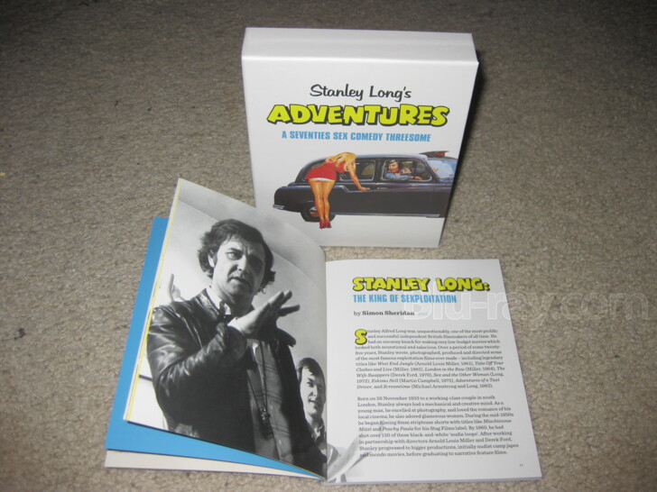 Stanley Long's Adventures: A Seventies Sex Comedy Threesome Blu-ray ...