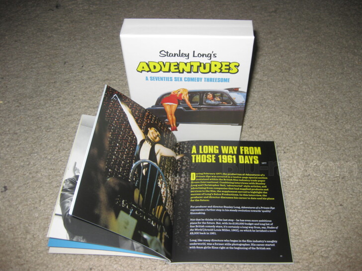 Stanley Long's Adventures: A Seventies Sex Comedy Threesome Blu-ray ...
