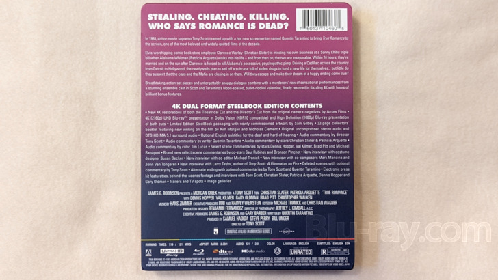 True Romance 4K Blu-ray (SteelBook)