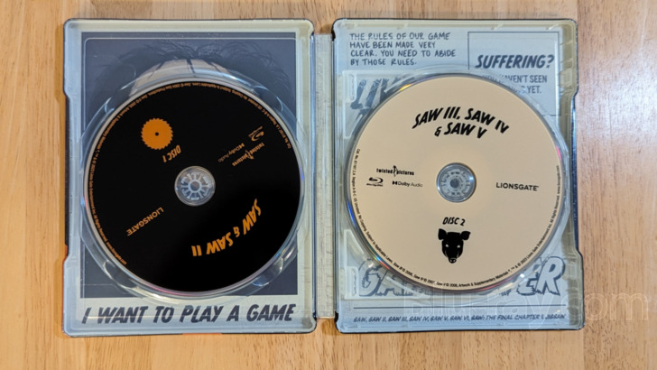 Saw Collection Blu-ray (Wal-Mart Exclusive SteelBook)