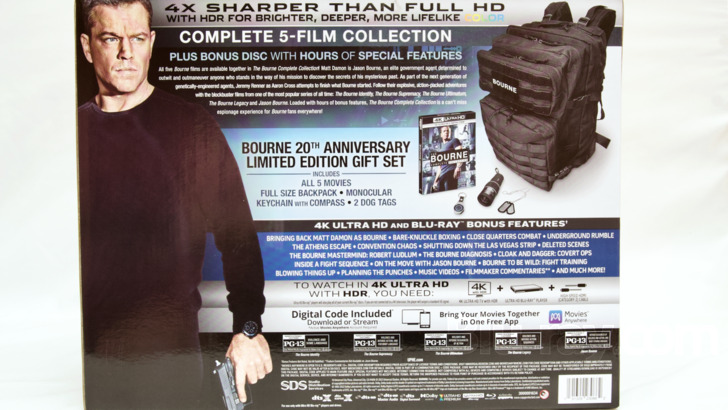 The Bourne Complete Collection 4K Blu-ray (20th Anniversary Limited ...