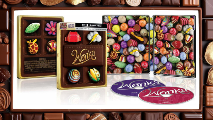 Wonka 4K Blu-ray (Wal-Mart Exclusive SteelBook)