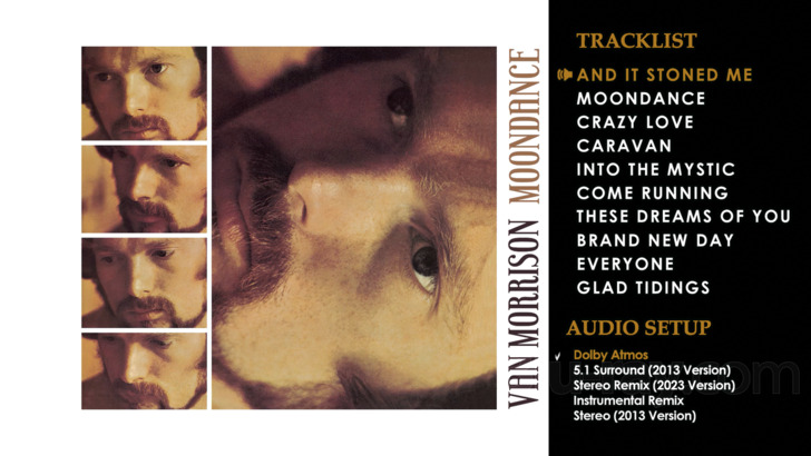 Van Morrison: Moondance Blu-ray (Blu-ray Audio)