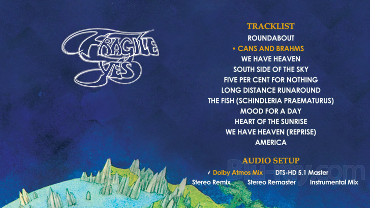 Yes: Fragile Blu-ray (Atmos Super Deluxe Edition | Blu-ray Audio)