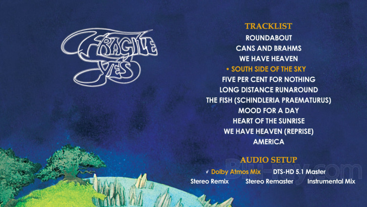 Yes: Fragile Blu-ray (Atmos Super Deluxe Edition | Blu-ray Audio)