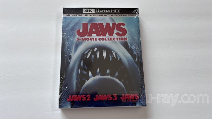 Jaws: 3-Movie Collection 4K Blu-ray (Jaws 2 / Jaws 3 / Jaws: The Revenge)