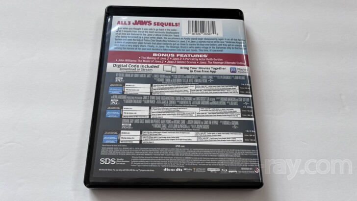 Jaws: 3-Movie Collection 4K Blu-ray (Jaws 2 / Jaws 3 / Jaws: The Revenge)