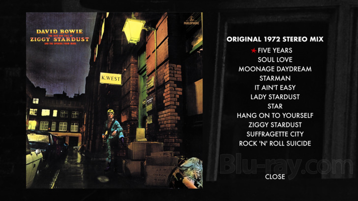 David Bowie: The Rise and Fall of Ziggy Stardust and the Spiders from Mars Blu-ray (Cardboard ...