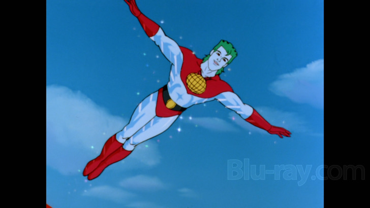 Cartoon Captain Planet Ocean