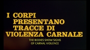 Torso Blu-ray (I corpi presentano tracce di violenza carnale)